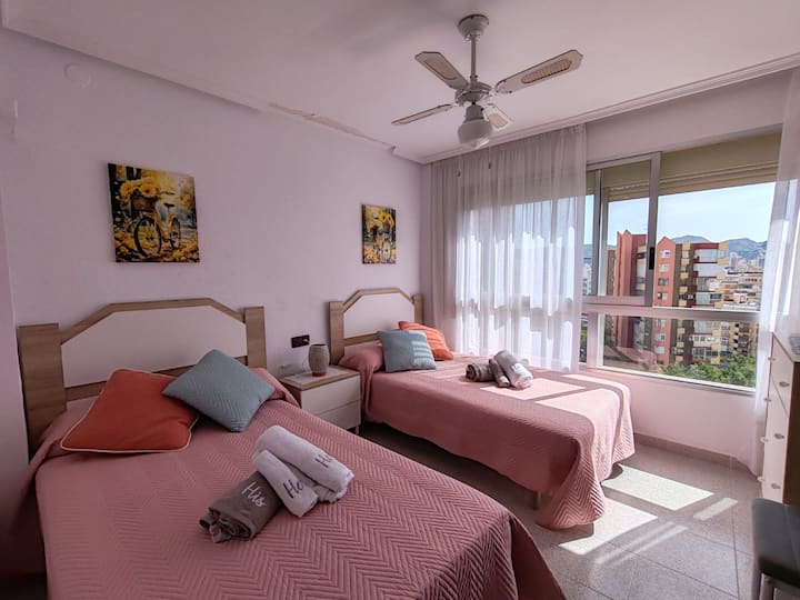 Precioso Apartamento En Poniente Con Vistas Al Mar - Benidorm