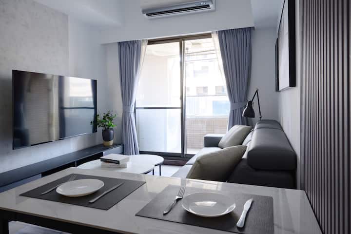Taipei Main Station Modern Urban Stay 2b1b 5people - 다퉁 구