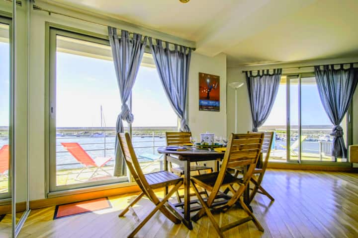 Le Grand Bleu-superbe Apt T3- Au Dessus De L'eau - Trouville-sur-Mer