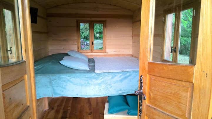 Roulotte Traditionnelle Vue Sur Vercors - Die