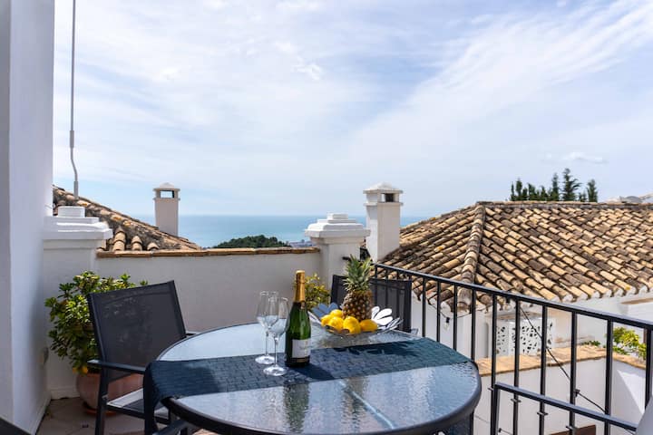 Lovely Pueblo House With Pool & Sea Views Mijas - Mijas