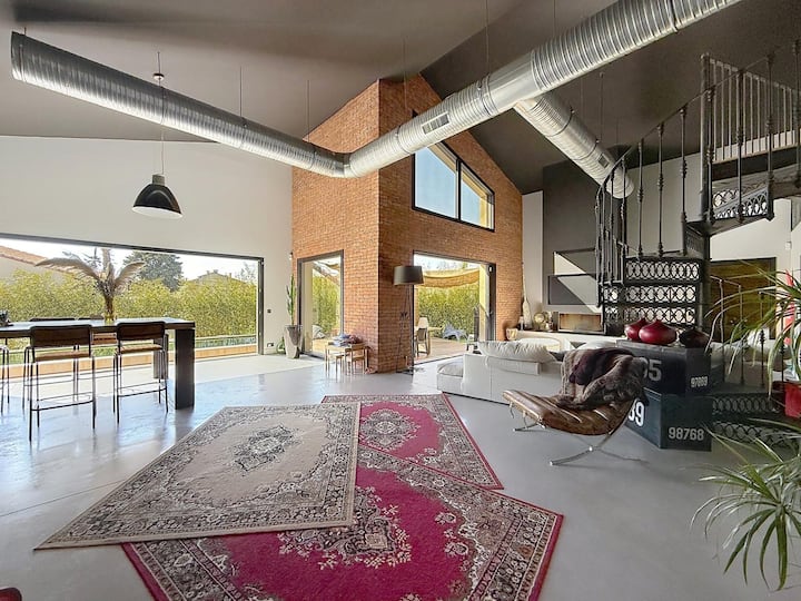 Loft New Yorkais Design D’exception Avec Piscine - Cabestany