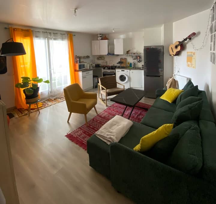 Appartement Cosy Avec Terrasse Aux Portes De Paris - ibis Budget Gennevilliers Asnieres