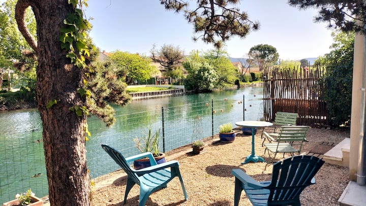 Flow House, Chambre Avec Vue Sur La Rivière - L'Isle-sur-la-Sorgue