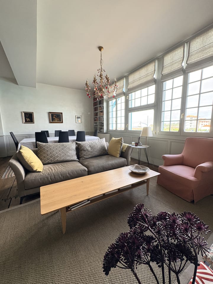 Bel Appartement Vue Mer, Saint Jean-de-luz à Pied - Ciboure