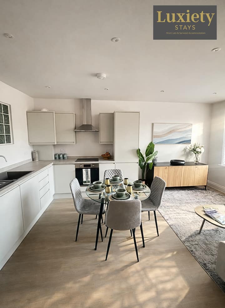 New! Chic & Modern 1br City Centre - Luxiety Stays - Southend-on-Sea