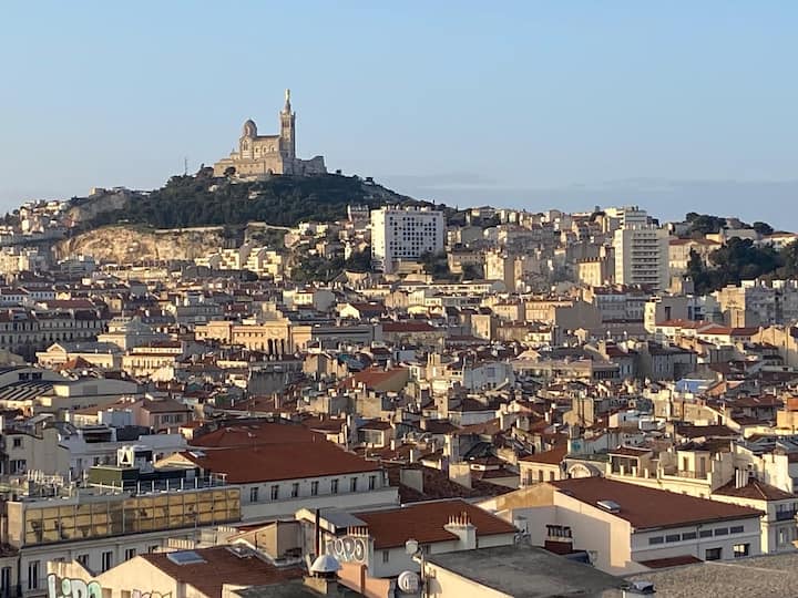 Grand Appartement Vue Panoramique Mer Et Montagne - Marseille
