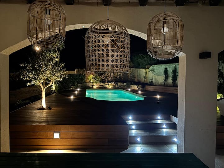 Havre De Paix Tropezien Avec Piscine Privée - Ramatuelle