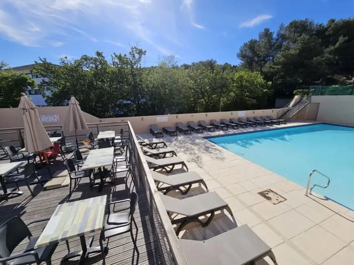 Zecamping 4* Mobil Home 33m² Piscine - Six-Fours-les-Plages