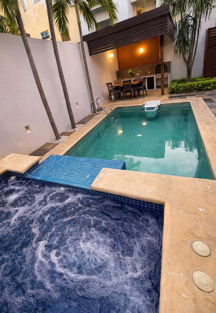 Villa Bbq Y Jacuzzi Experience De Lujo Con Alberca - Cancún