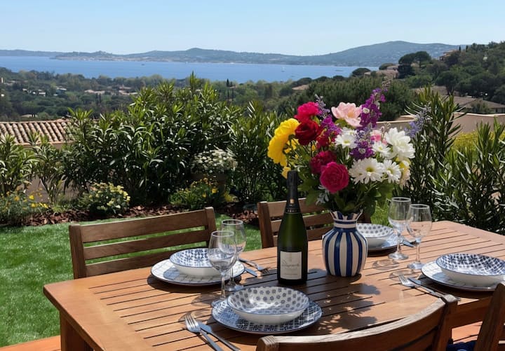 Suite Romantique Vue Mer, Balneo Et Jardin - Grimaud
