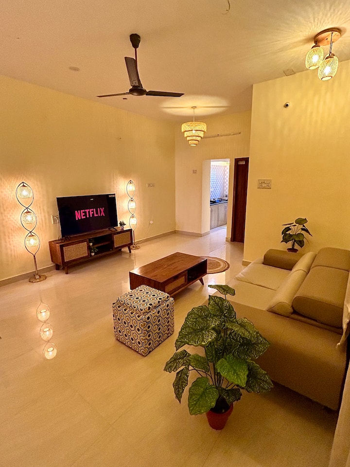 Secret Boho Themed 2bhk Near Airport - Chennai