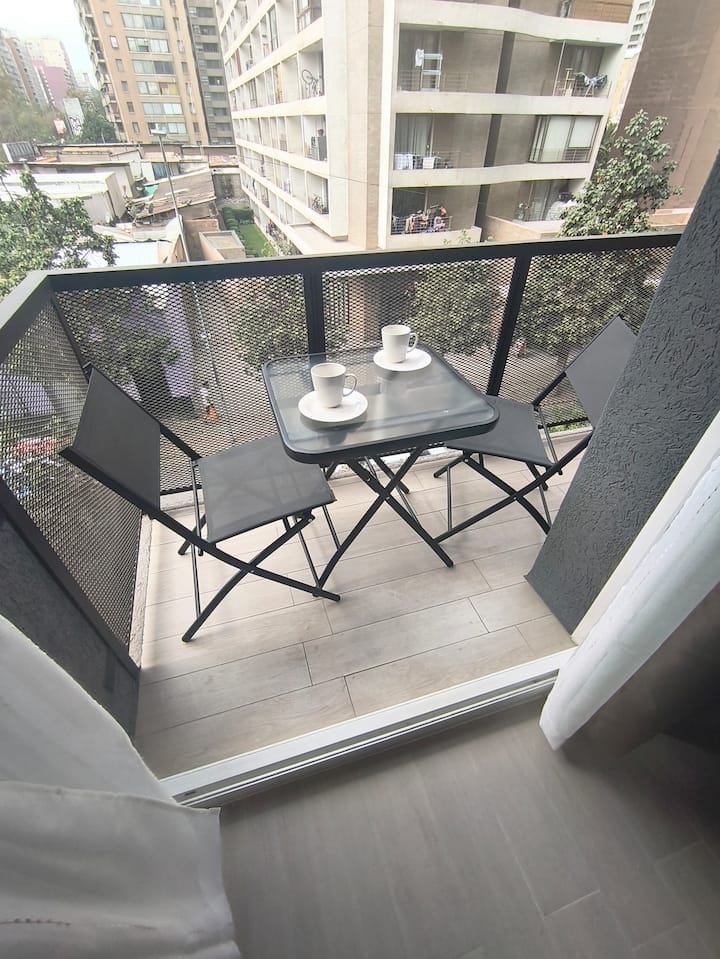 Depto. Nuevo 2d + Terraza | Cerca Parque Almagro - Chile