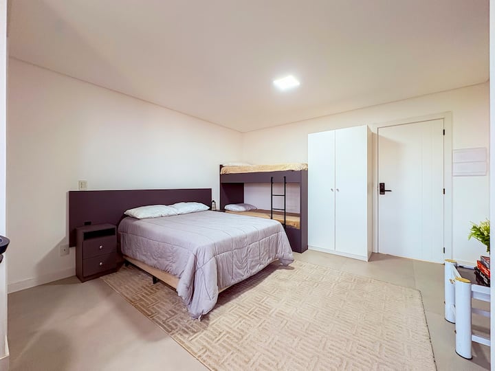 4p Vaga Ac Wifi A 200m Vila Germânica - Blumenau