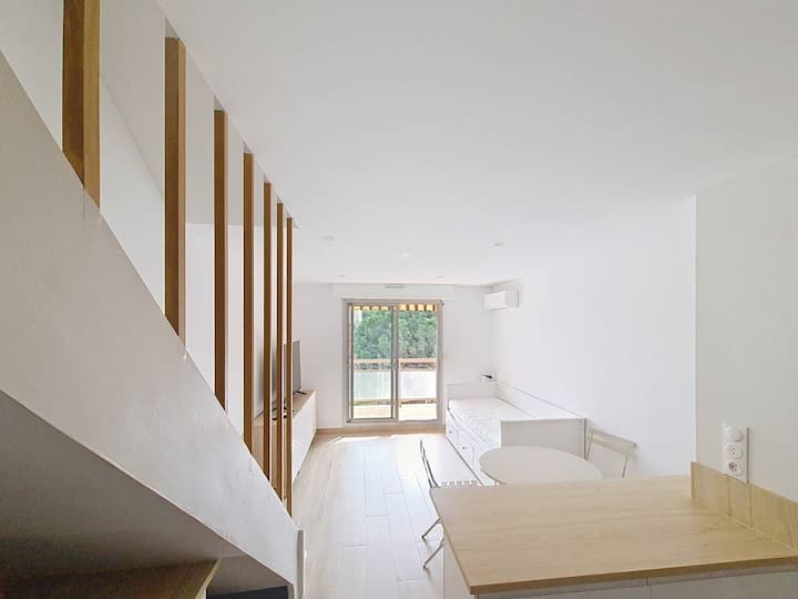 Duplex Climatisé Avec Vue Mer - 5 Pers. - Bormes-les-Mimosas