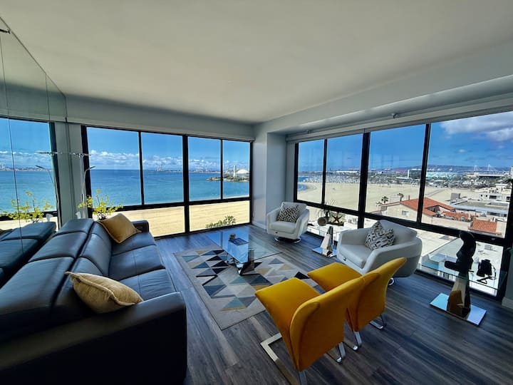 9th Floor Beach Front Condo - Long Beach, CA