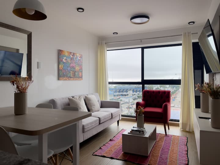 Acogedor Y Hermoso 2br De Estreno En Miraflores - Peru