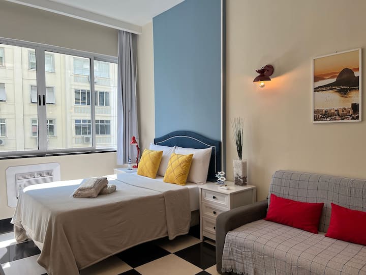 Studio Aconchegante Em Copacabana Proximo A Praia - Brazil