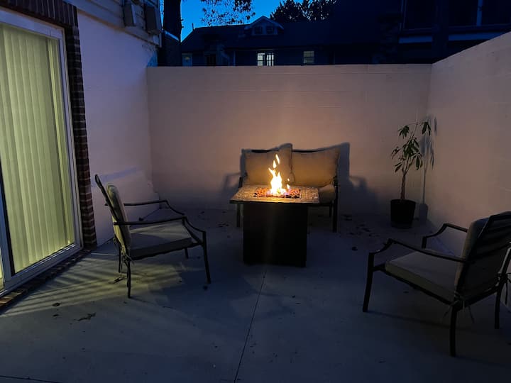 Stylish 1br | Fire Pit + Private Patio | Winston - Lewisville, NC