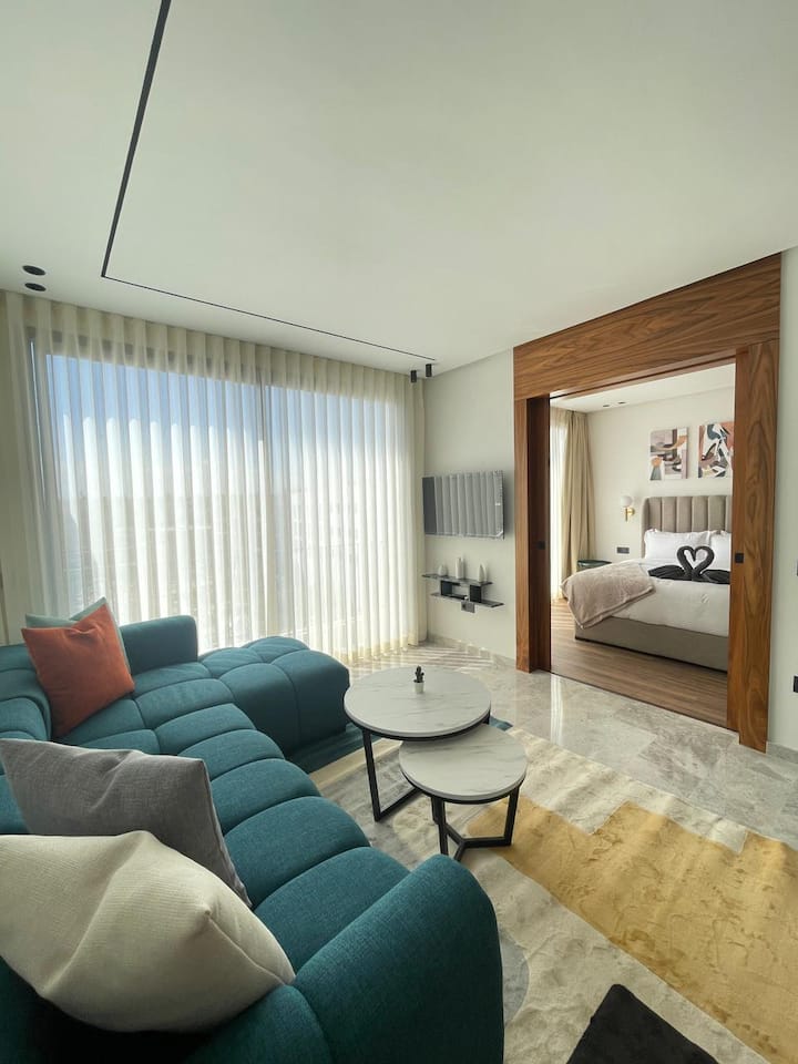 Prestige & Sérénité -Studio Proche Oasis & Tramway - Casablanca