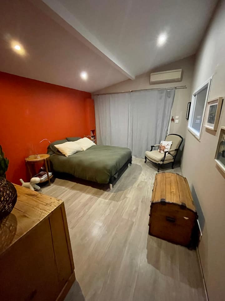 Chambre Spacieuse Au Calme Avec Sdb & Wc - Villeneuve-lès-Avignon