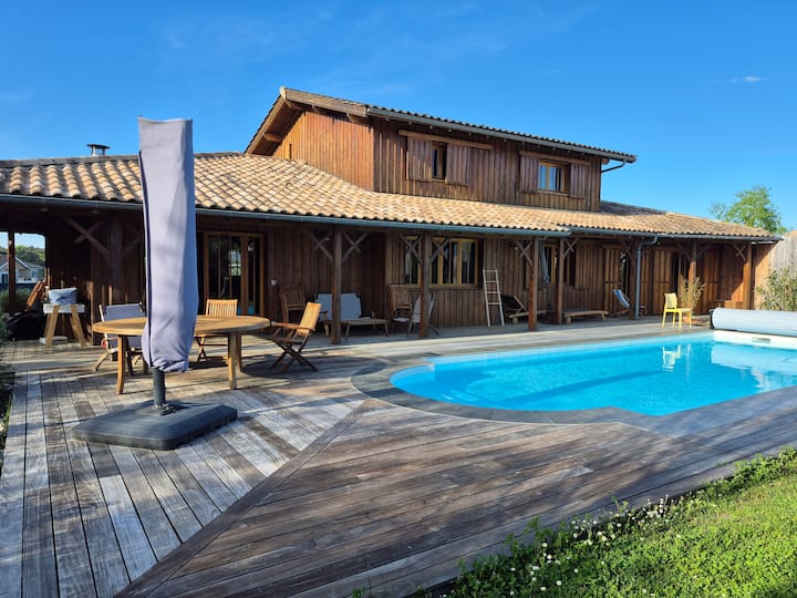 Grande Villa En Bois - Gironde