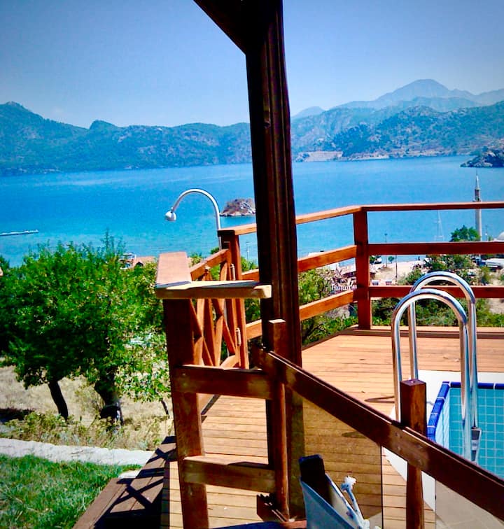 V.m. Duplex Luxury Apartment-sea View & Garden - Selimiye