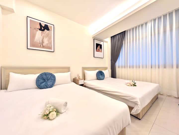 Hl2/永春捷運站走路兩分鐘/西門町8站/台北101/台北車站7站/廚房/二樓無電梯/住2-9人 - 안러 구