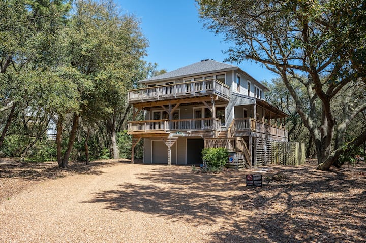 Hidden Aweigh: Soundside Retreat In Sanderling - Duck, NC