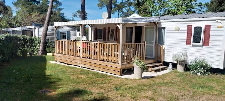 Mobilhome Climatisé 6 Personnes Camping 4 éToiles - La Tremblade