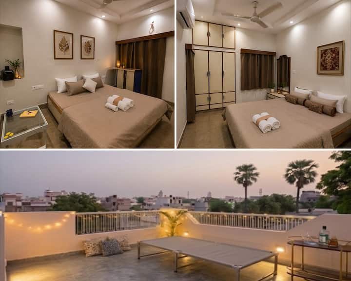 Mehfil84 • Stay, Sip &Unwind| Baithak Balcony 2bhk - Inde