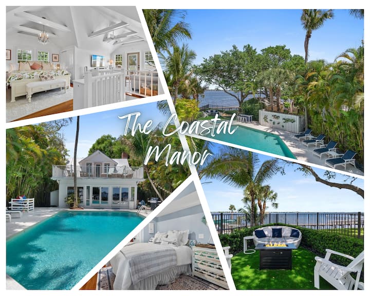 The Coastal Manor • Waterfront Pool Home | 2br/2ba - Stuart, FL