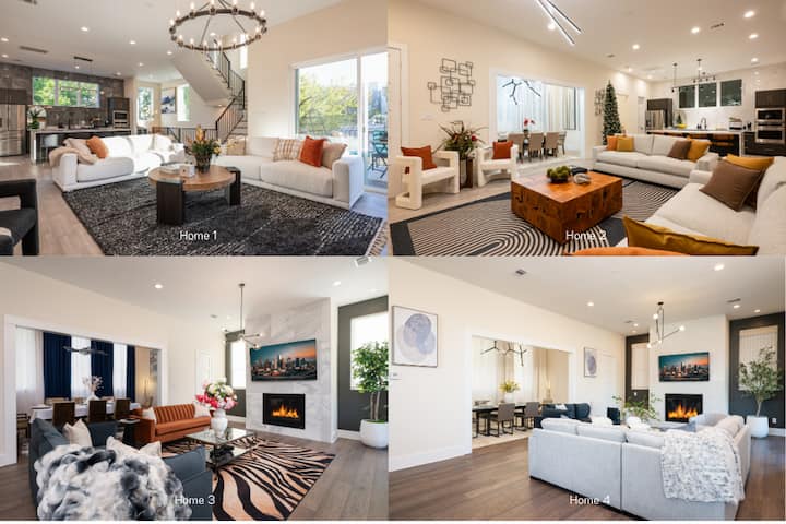 Sleeps 40! 4 Luxe Townhomes! Central Rice Military - Houston, TX