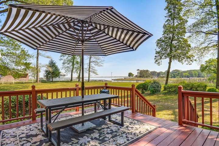 Private Pier + Game Room: Waterfront Suffolk Home - Suffolk, VA