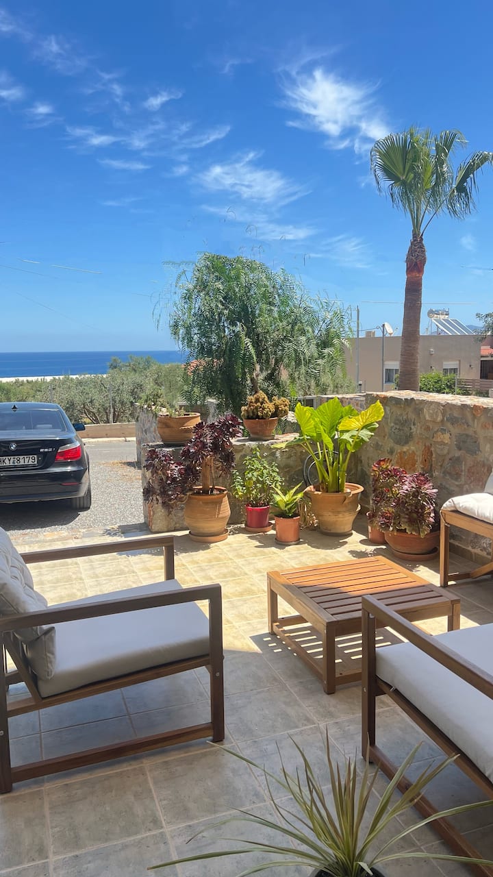 Quiet Apartment With Terrace And Sea View - Koutouloufari