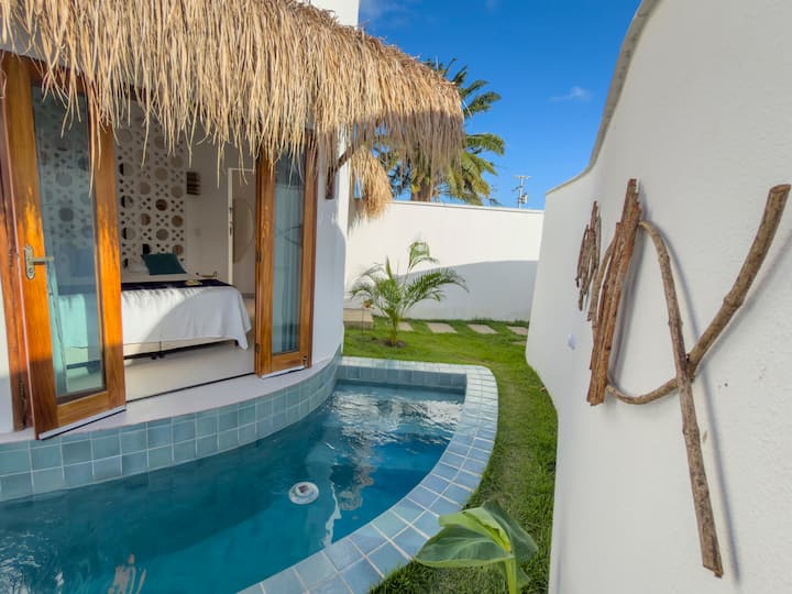 Bangalô 3 Com Piscina Privativa + Hidromassagem - Brazil