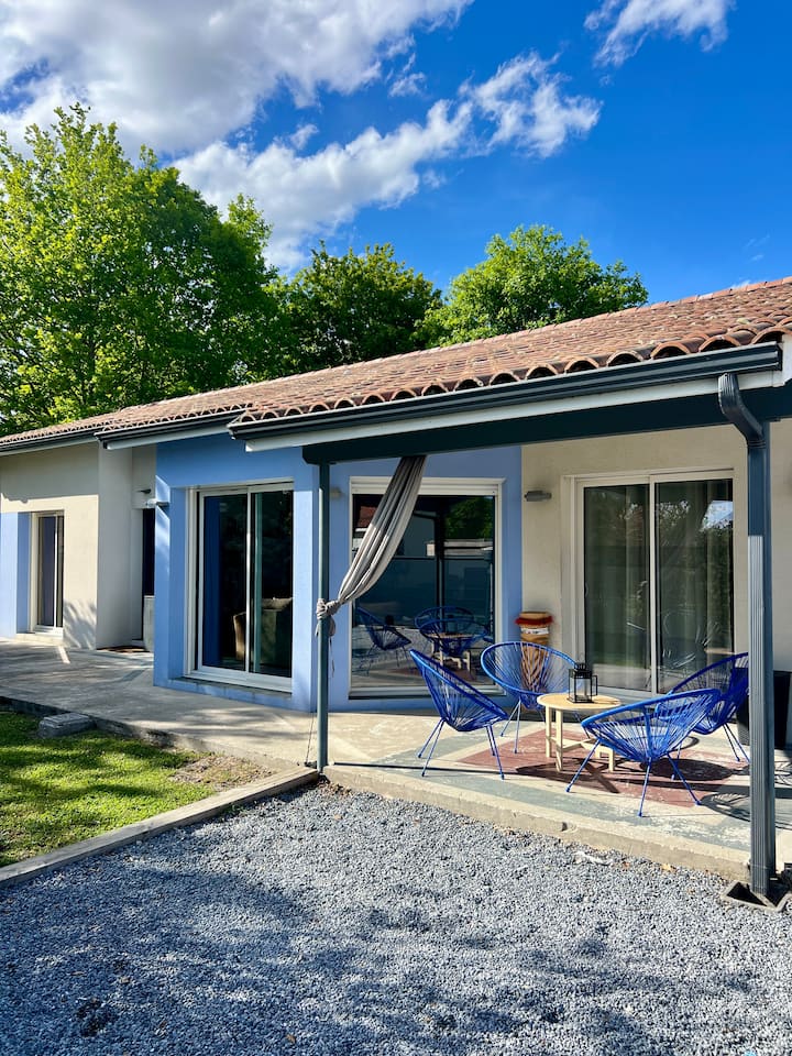 Charmante Maison Familiale 6 Pers Avec Jardin - Biscarrosse