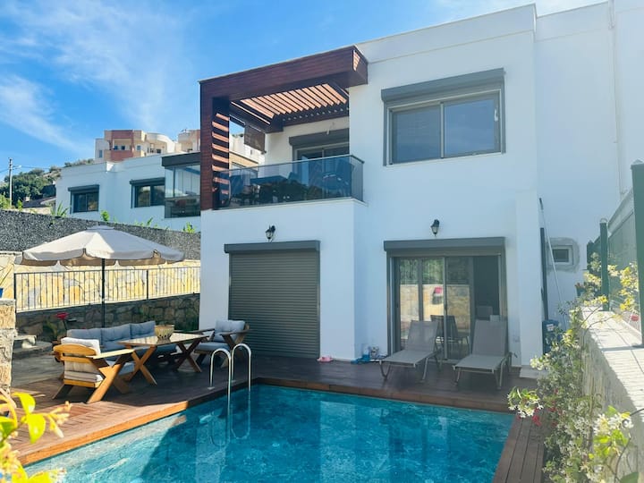 8 Person Private Pool Villa In Bodrum Yalıkavak - Yalıkavak