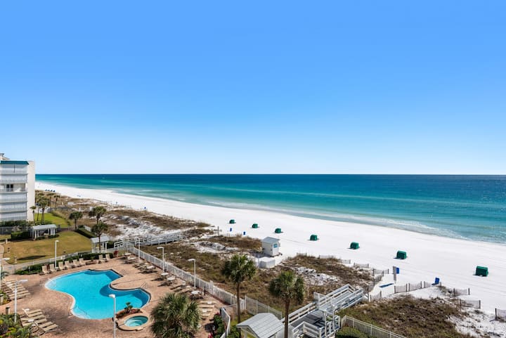 Spacious Gulf Front 3br Sleeps 6 Stunning Views Po - Destin, FL
