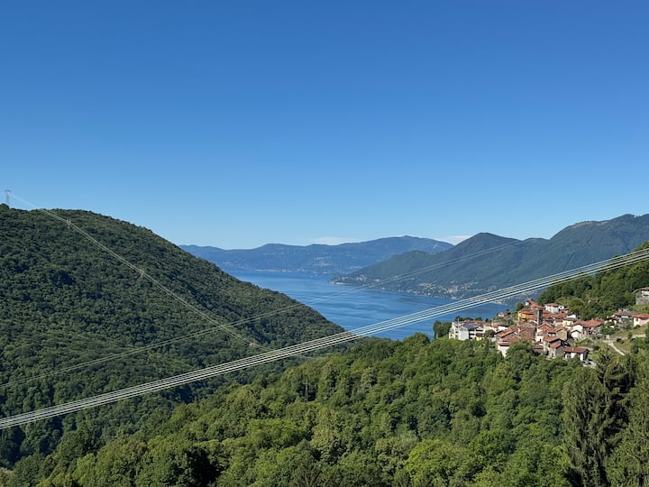 Panorama Wohnung Lago Maggiore, Berge & Veddasca - Luino