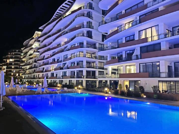 Girne Merkez Lux Eşyalı 2+1 Residance - Girne