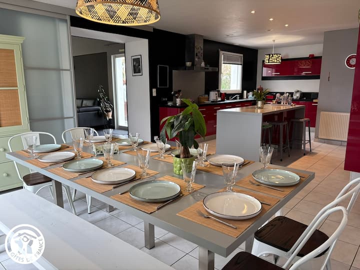 Maison Spacieuse Proche Plages - 12 Pers. - Challans