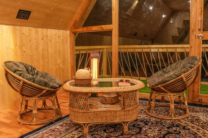 Serene A-frame Retreat - The Cabin Thachi - Mandi