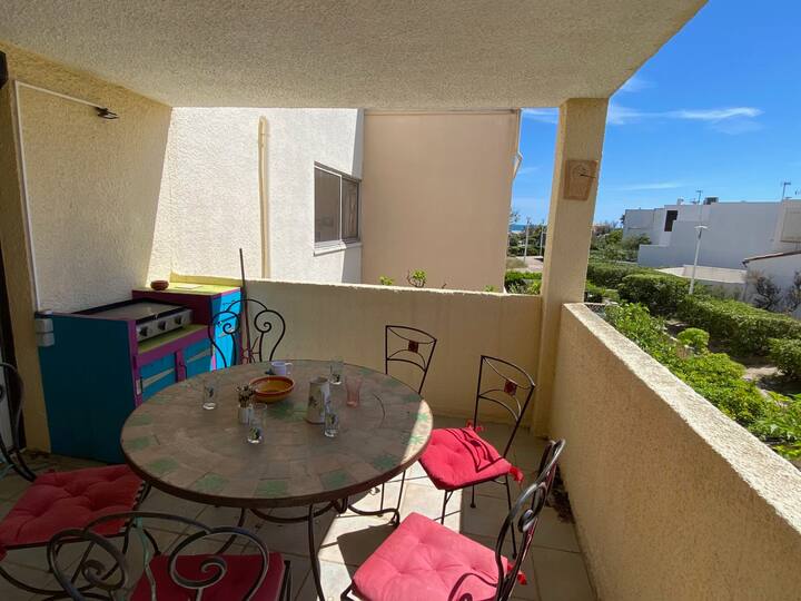 Appartement Climatisé, Parking - 5 Pers. - La Franqui