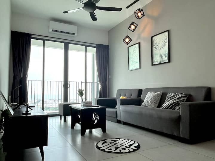 Pristine Modern 3br Suite 7 Pax @ Meritus - Seberang Perai