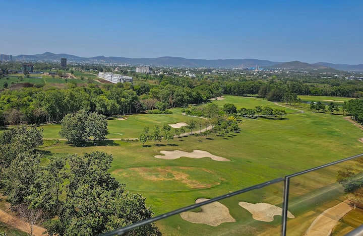 Zen Atelier | Panoramic Golf View | 3br Retreat - India