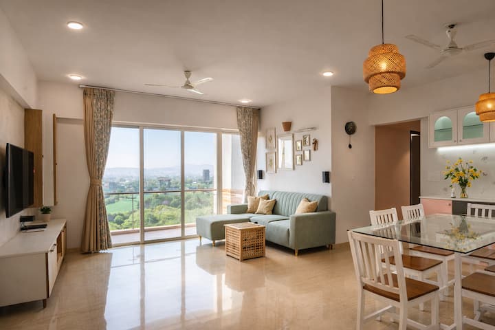Zen Atelier | Panoramic Golf View | 3br Retreat - Maharashtra