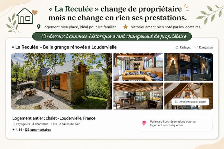 « La Reculée » Belle Grange Rénovée à Loudervielle - Loudenvielle