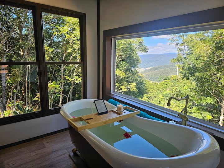 Clouds Serenity - Rainforest Glamping With A View - Gold Coast