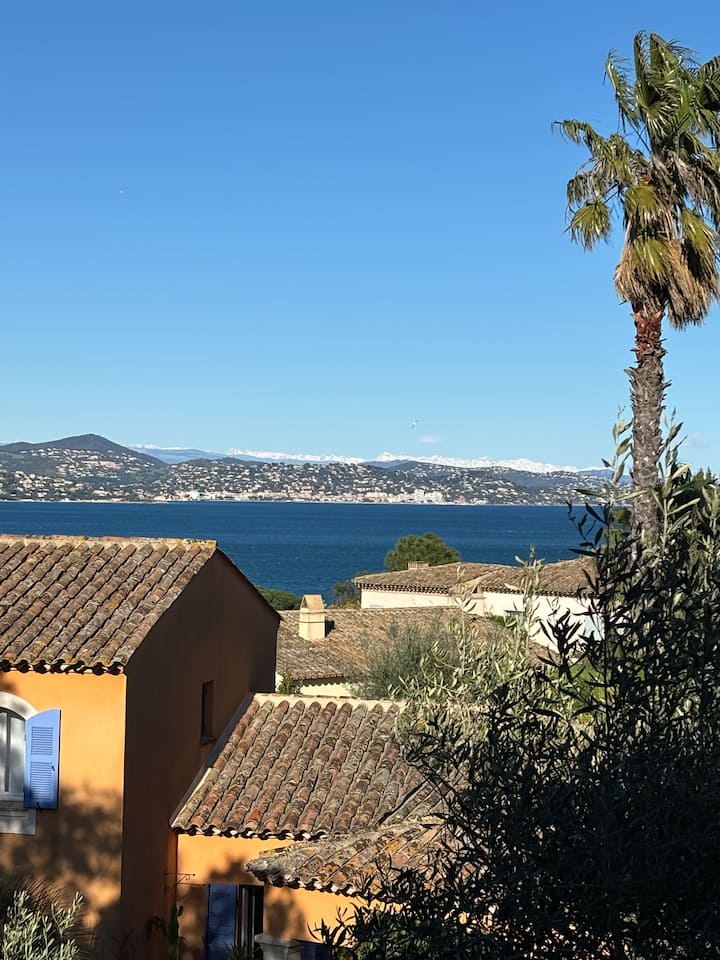 Petit Mas Golfe De Saint-tropez Vue Mer Piscine - Saint-Tropez